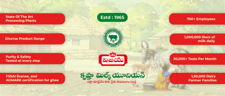 Krishna Milk Union - Vijaya Dairy | Fresh Milk & Products